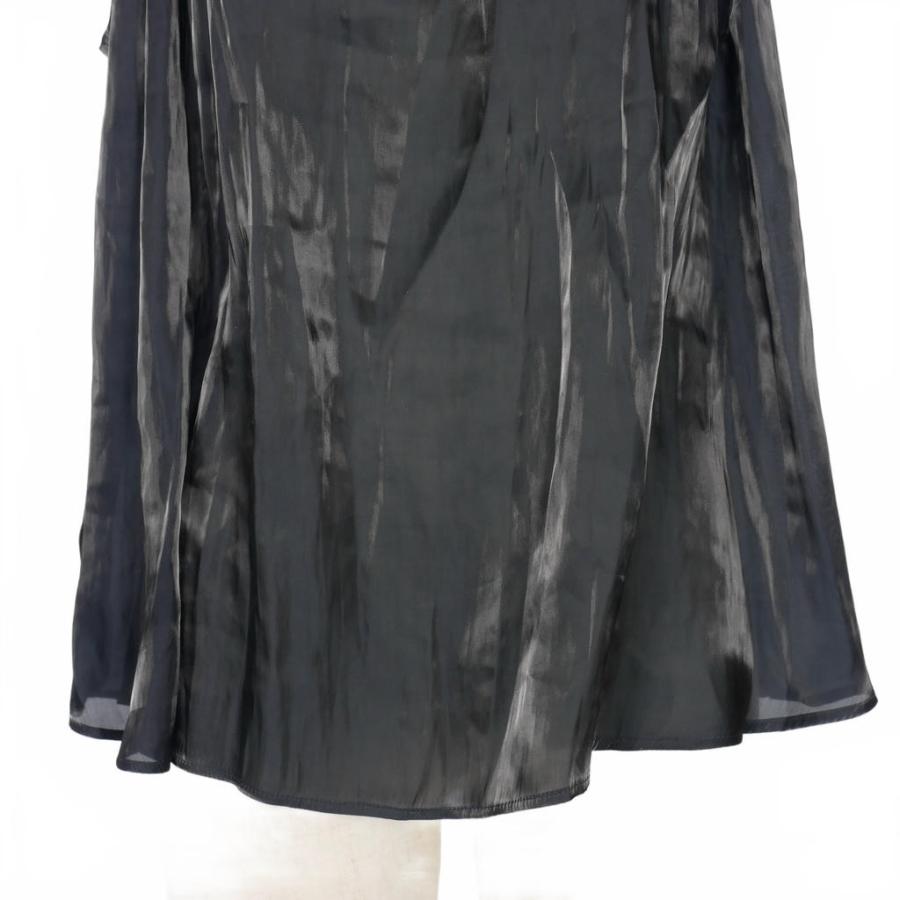 ヨロ YOLO ノースリーブ シアーブラウス プリーツ F 黒 ブラック レディース : ブランド古着販売のベクトル - 通販 - Yahoo!ショッピング