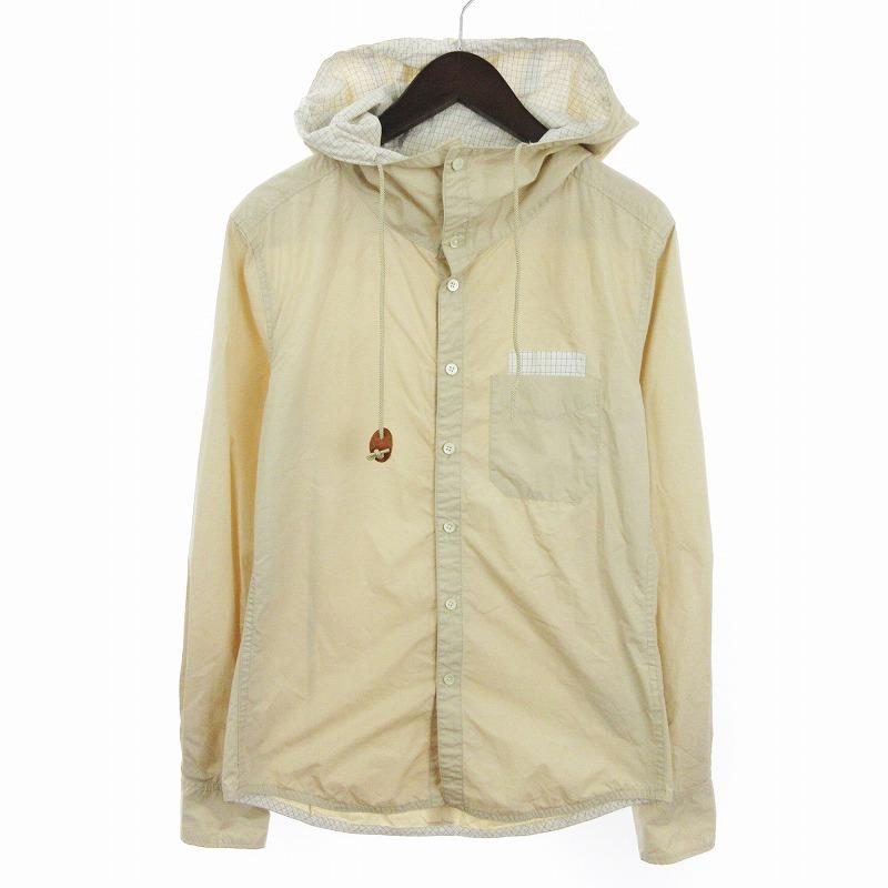 ツーディライヴ 02DERIV. マウンテン シャツ パーカー 605026 日本製 ベージュ系 2 M WY3 メンズ : 218-902403200038 : ブランド古着販売のベクトル ...