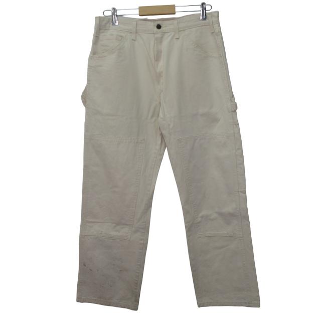 Dickies ディッキーズ ペインターパンツ ワークパンツ ホワイト 34×30 XLサイズ相当 v0712072 FF 0819 メンズ ...