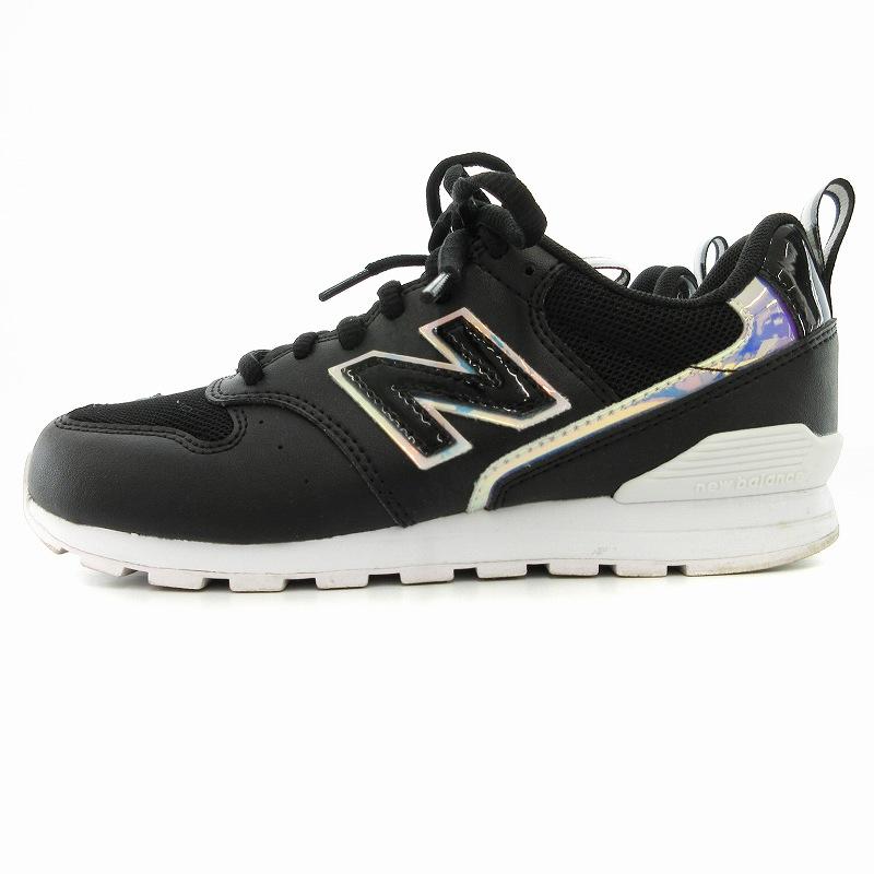 New Balance ニューバランス NEW BALANCE 美品 996 Lace HD3 スニーカー シューズ ロゴ 21.0cm 黒 ...