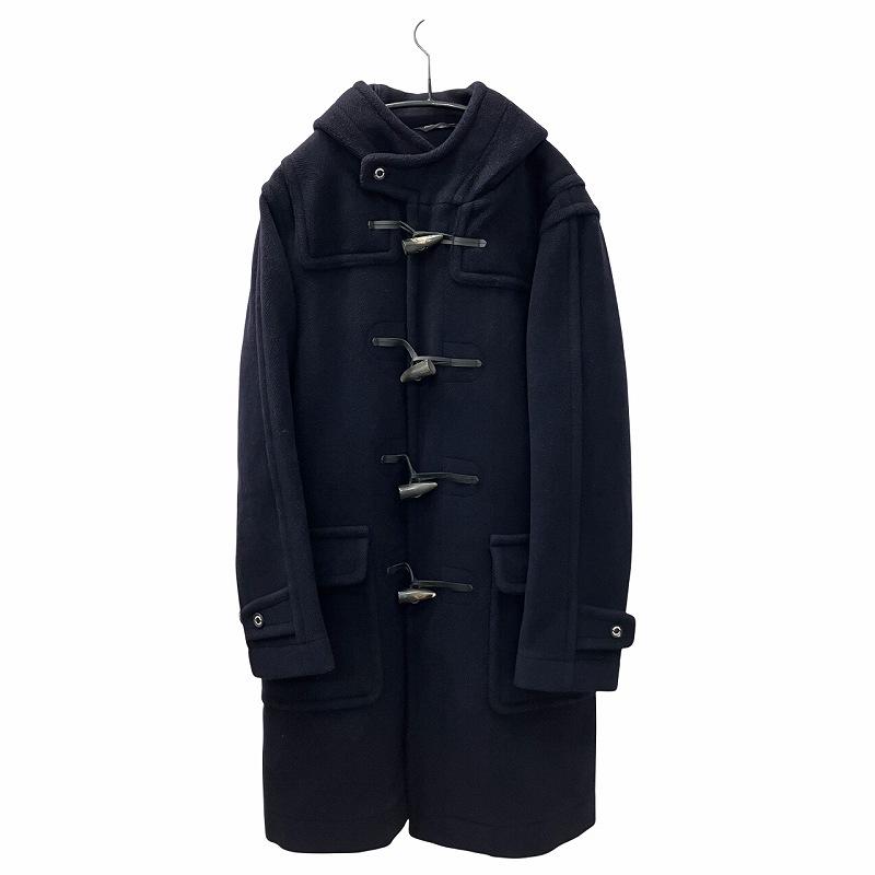 インバーティア INVERTERE MALLALIEUS of Dolph ELYSIAN ヘリンボーン ダッフルコート ジャケット ウール トグルボタン 英国製 38 濃紺 ダ : ブランド ...