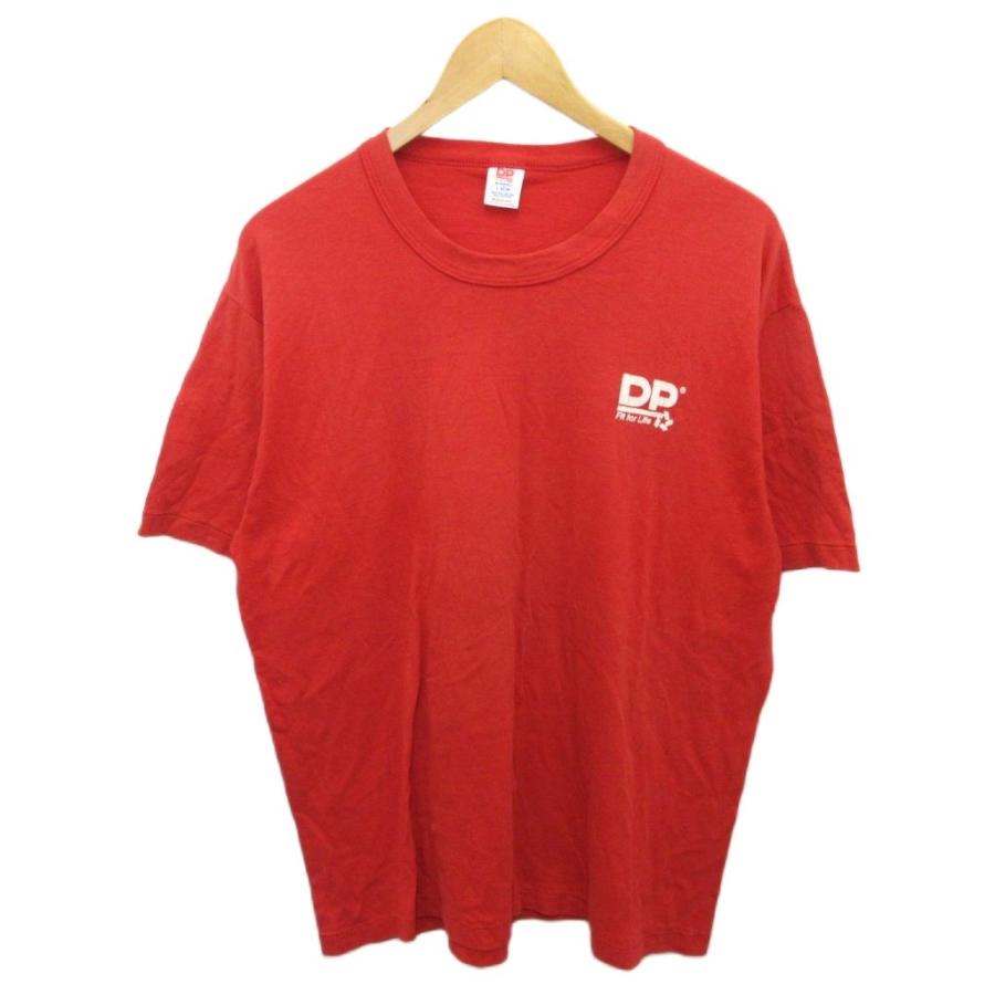 DP 90s Tシャツ 半袖 シングルステッチ ロゴプリント L 赤 レッド MET2 メンズ : ブランド古着販売のベクトル - 通販 ...