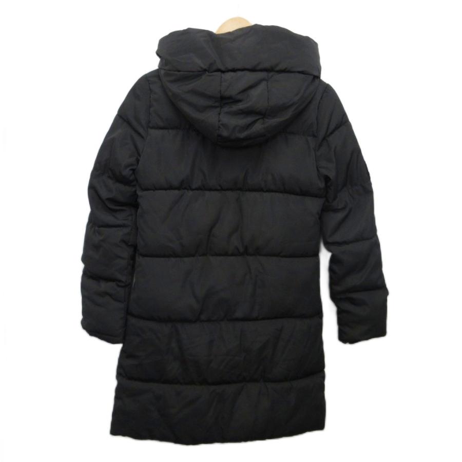 XFHH 美品 中綿コート ジャケット フーデット ロゴパッチ 黒 ブラック M MET2 レディース : ブランド古着販売のベクトル ...