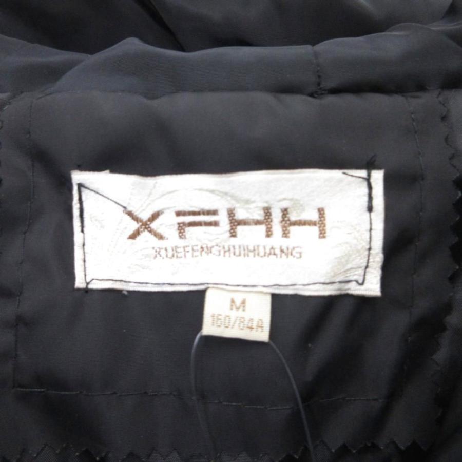 XFHH 美品 中綿コート ジャケット フーデット ロゴパッチ 黒 ブラック M MET2 レディース : ブランド古着販売のベクトル ...