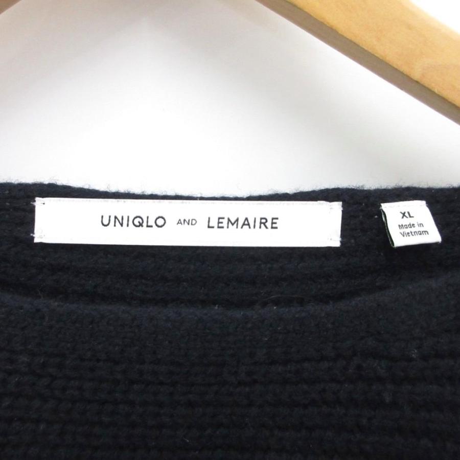 ユニクロ（UNIQLO） & LEMAIRE ニット セーターウール 紺 ネイビー XL YHS15 レディース : ブランド古着販売の ...