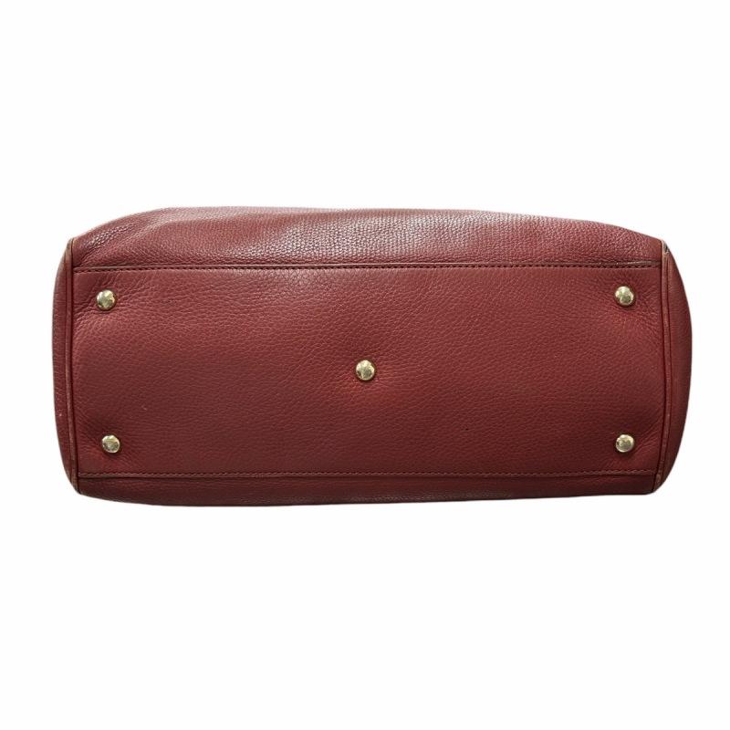 GUCCI グッチ バンブーショルダートートバッグ ハンドバッグ 赤 GUCCI グッチ バンブーショルダートートバッグ ハンドバッグ 赤