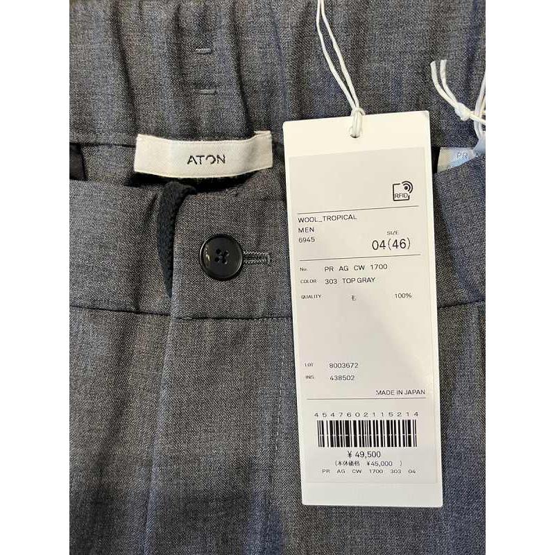 未使用品 エイトン ATON タグ付き WOOL TROPICAL JACKET ウール