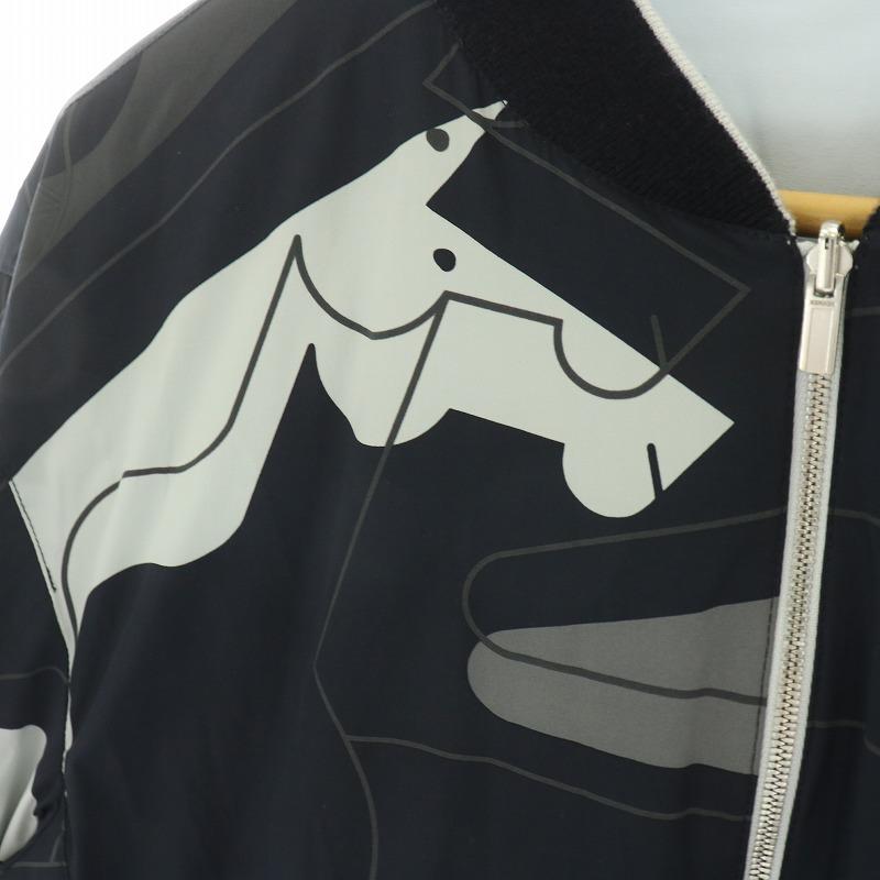 HERMES（エルメス） リバーシブル ジャンパー ブルゾン MA-1 アウター