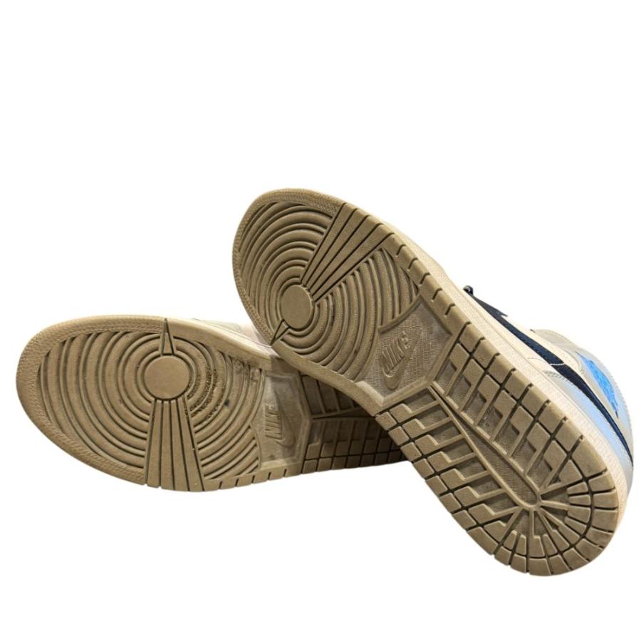 NIKE（ナイキ） NIKE Air Jordan 1 Mid "Light Smoke エアジョーダン1 スニーカー 26.5 グレー ...