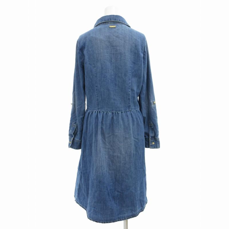 未使用品 レディ Rady タグ付き デニムシャツワンピース 長袖 ロング M インディゴブルー /GV 1109 SM3 レディース : 225-402410282125 : ブランド古着 ...