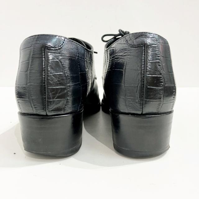 GOHAN ビジネスシューズ 刺繍 レザー 皮革 黒 ブラック 36 約22cm レディース : ブランド古着販売のベクトル - 通販 - Yahoo!ショッピング