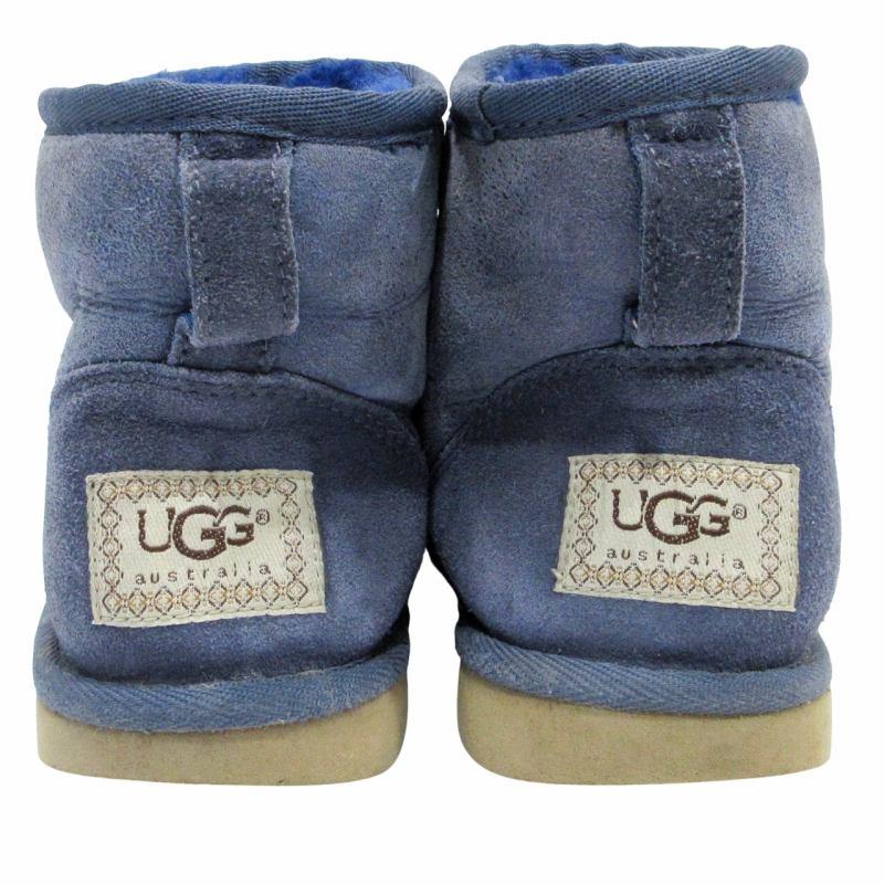 アグ オーストラリア UGG australia クラシック ミニ ムートンブーツ ショートブーツ 裏ボア 5861 青 ブルー 系 W5 22cm相当 : ブランド古着販売のベクトル ...