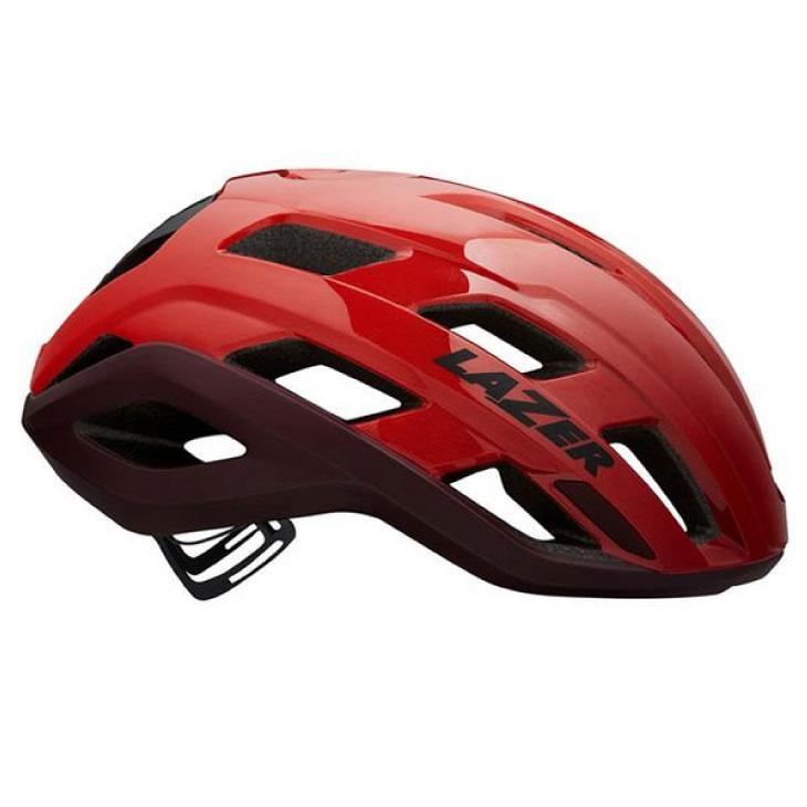 LAZER（レイザー） STRADA KinetiCore AF ストラーダ キネティコア アジアンフィット(JCF公認)レッド ヘルメット ...