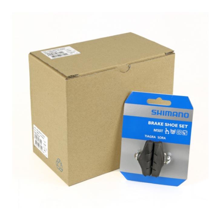 シマノ（SHIMANO） BRAKE SHOE SET M50T ブレーキシューセット 10ペア(Y8BC98100 ...