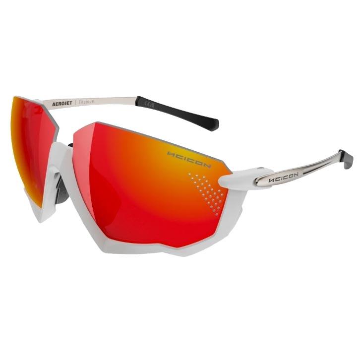 SCICON シーコン AEROJET TITANIUM エアロジェット チタニウム メタルホワイト/マルチミラーレッド(8023848005299)サングラス : 自転車館びーくる - 通販 ...