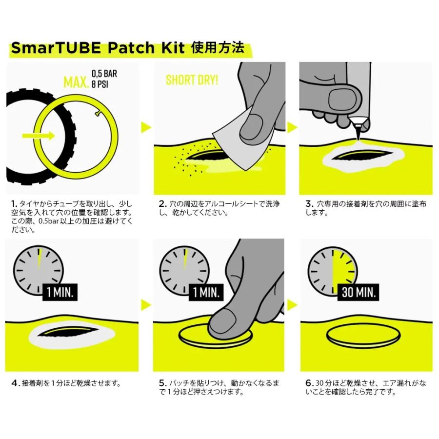 PIRELLI ピレリ SMARTUBE PATCH KIT スマートチューブ パッチキット SMARTUBE専用パンク修理キット(8019227939378) :32001505:自転車館 ...