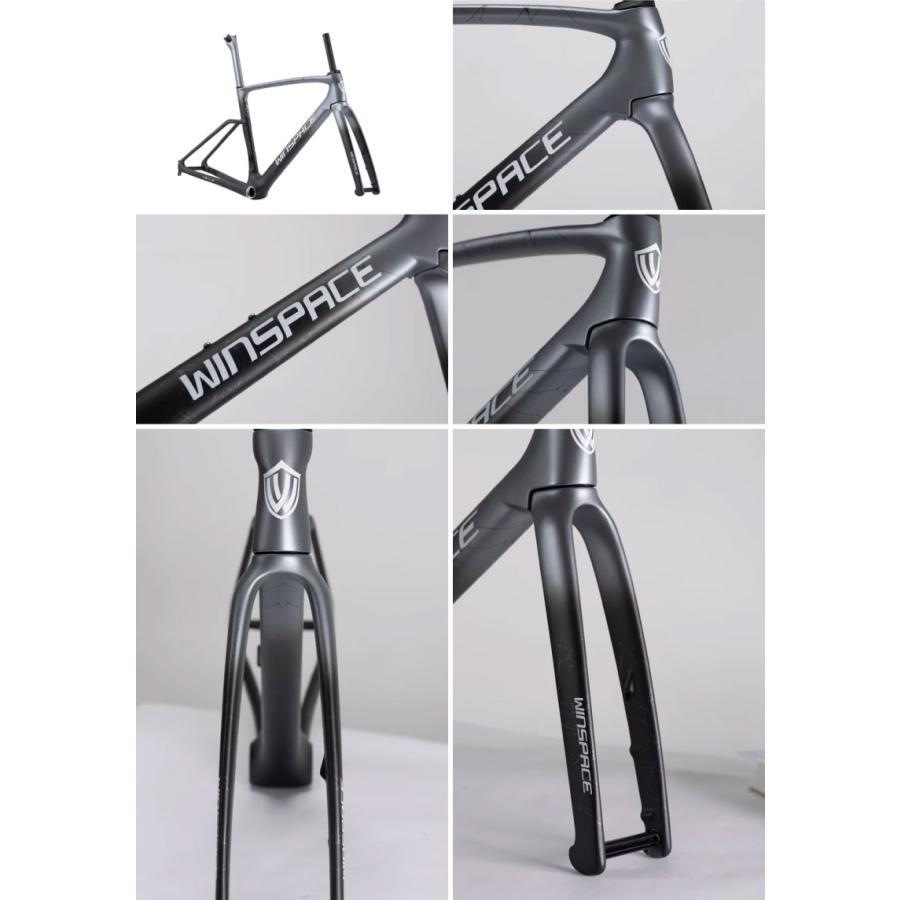 WINSPACE ウィンスペース AGILE FRAME SET アジャイル フレームセット インクフェザー : 自転車館びーくる - 通販 ...