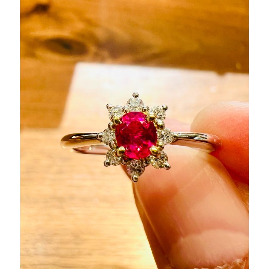 ★紅色の宝石★ルビー★pt900/k18 3.1g R0.376ct D0.13ct ルビーダイヤモンドリング ve2371bjs : ヴェールヤフーショップ - 通販 - Yahoo!ショッピング