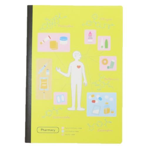 横罫ノート A5ノート STUDY HOLIC 薬学 Green Flash ミニノート 学び 学問 : 雑貨&アートの通販店 ベルコモン - 通販 - Yahoo!ショッピング