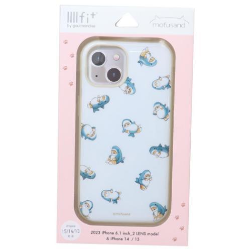 IIIIfit?2023 iPhone 6.1inch 2LENS model対応ケース iPhone15/14/13 モフサンド 総柄 グルマンディーズ mofusand スマホカバー ...