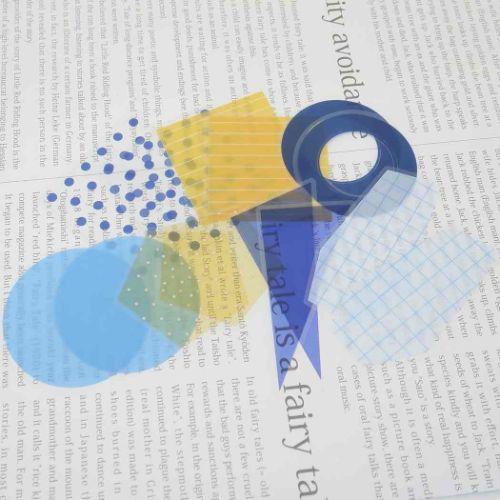 カミオジャパン フレークシール シールフレーク VIVIC ブルーxイエロー デコレーション 手帳デコ : 雑貨&アートの通販店 ベルコモン ...