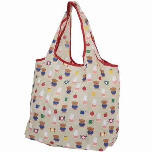 エコバッグ 折りたたみくるくるショッピングバッグ ミッフィー miffy and boris りんご スモールプラネット ディックブルーナ ...