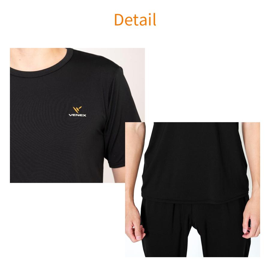 公式 リカバリーウェア ベネクス VENEX ルームウェア メンズ リフレッシュ 半袖 リカバリー 部屋着 疲労 ウェア tシャツ 回復 M L XL ギフト :6705:VENEX公式 ...