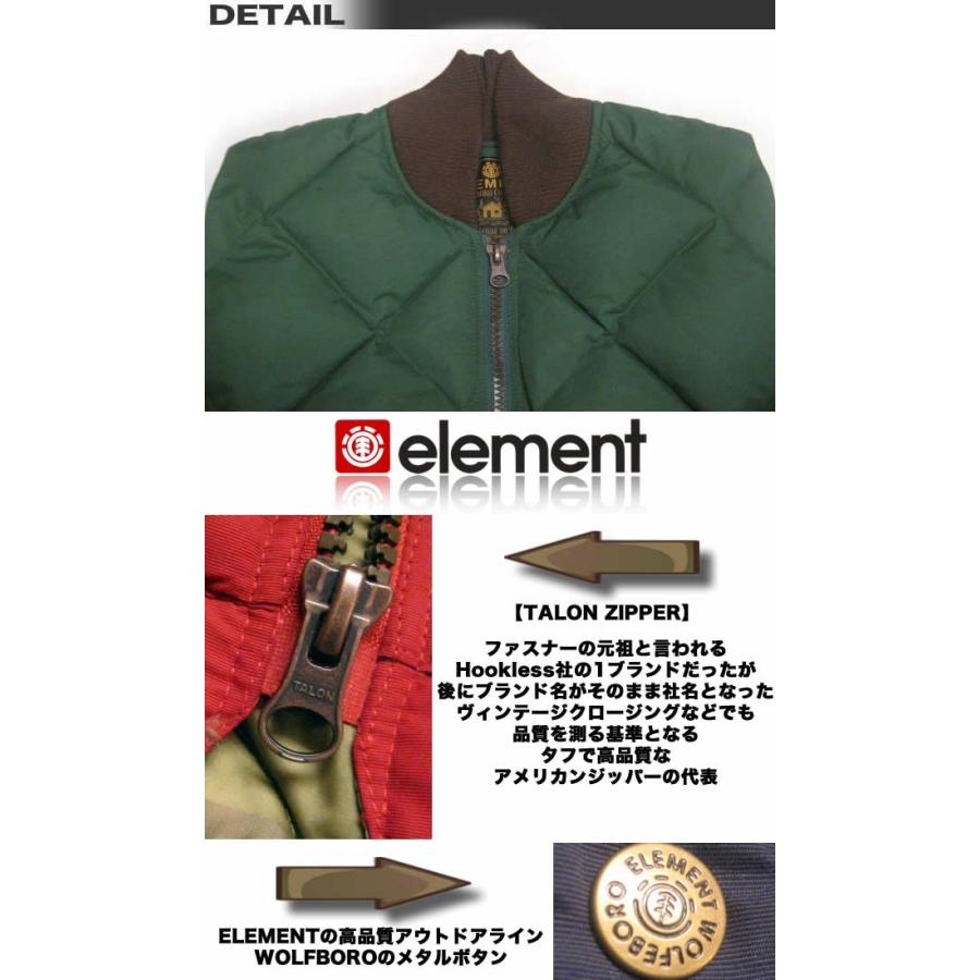 ELEMENT（エレメント） 最短翌日配達 ELEMENT/エレメントメンズアウトレット/AE022-790/ダウンベスト スケボー C-MEN : VENICE STORE - 通販 ...