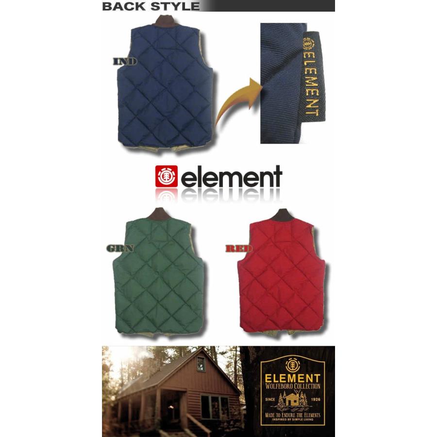 ELEMENT（エレメント） 最短翌日配達 ELEMENT/エレメントメンズアウトレット/AE022-790/ダウンベスト スケボー C-MEN : VENICE STORE - 通販 ...