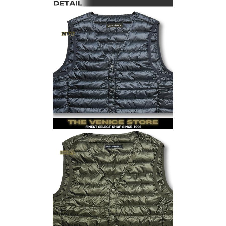 最短翌日配達 インナーベスト メンズ ダウンベスト ジャケット アウター 撥水機能 防寒 VENICE SELECT VNC-36842 ...