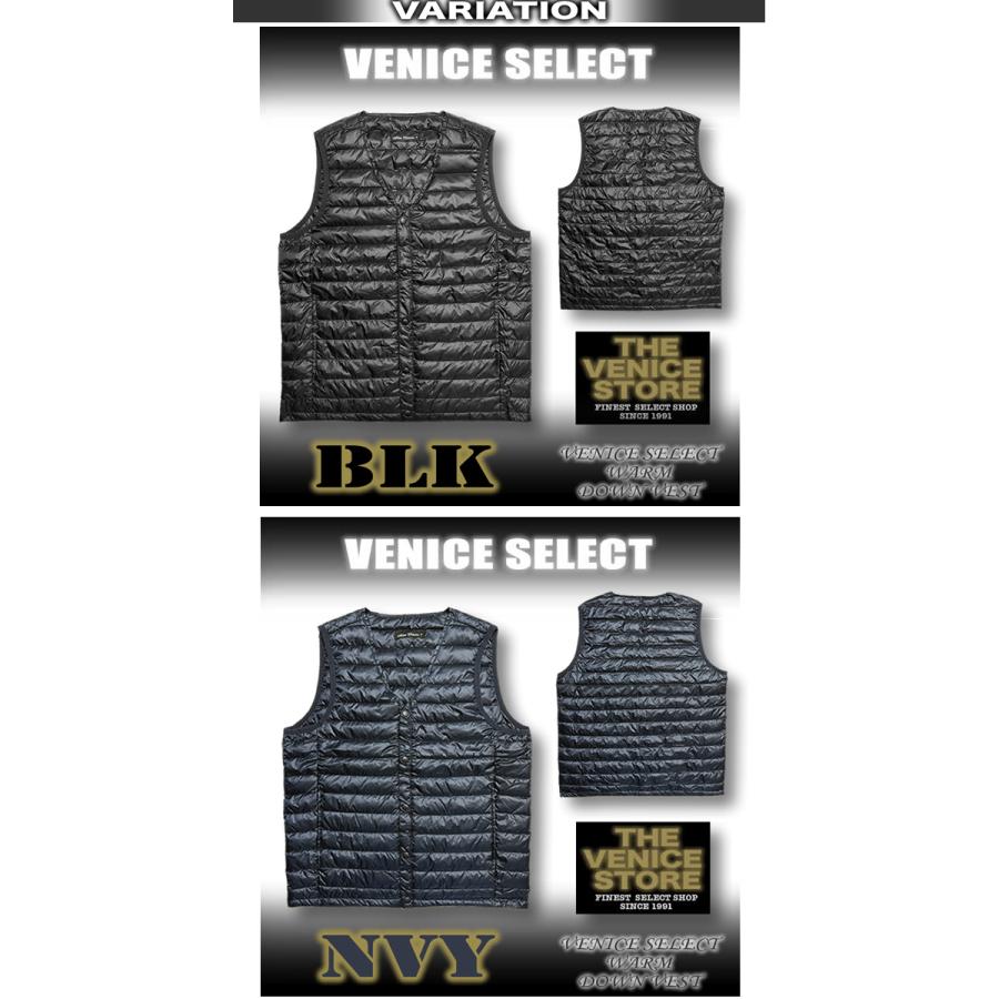 最短翌日配達 インナーベスト メンズ ダウンベスト ジャケット アウター 撥水機能 防寒 VENICE SELECT VNC-36842 ...