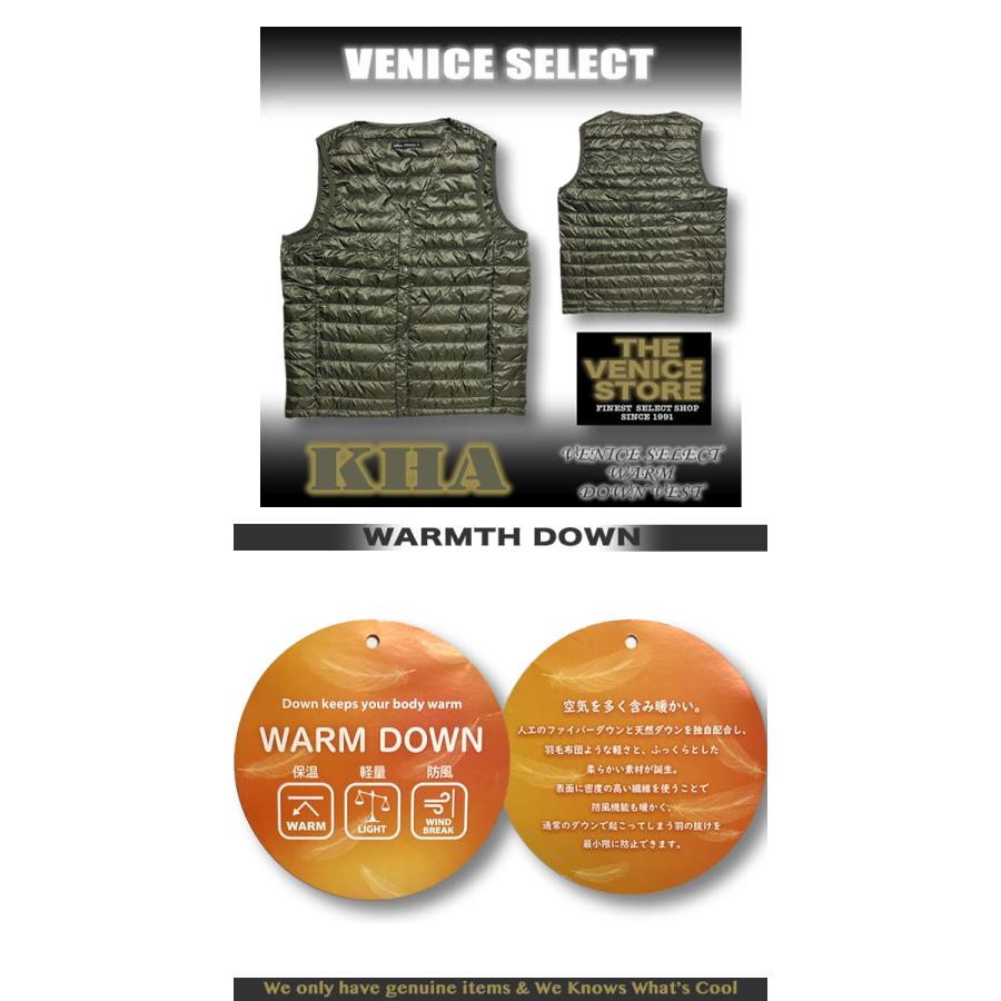 最短翌日配達 インナーベスト メンズ ダウンベスト ジャケット アウター 撥水機能 防寒 VENICE SELECT VNC-36842 ...