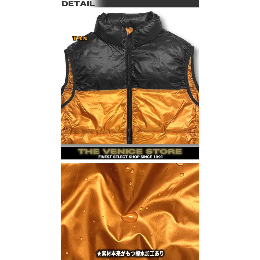 最短翌日配達 ダウンベスト ダウン メンズ ベスト ジャケット アウター 撥水機能 中綿 防寒 VENICE SELECT VNC-36886 ...