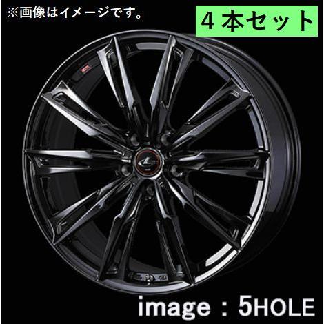 WEDS 個人宅発送可能 ウエッズ Weds 19X8.0J +43 5穴 PCD114.3 H/BMC ホイール 4本セット LEONIS GX レオニス・ジーエックス (40962 ...
