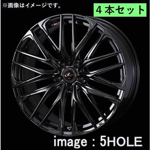 WEDS 個人宅発送可能 ウエッズ Weds 18X7.0J +47 5穴 PCD114.3 H/BMC ホイール 4本セット LEONIS SK レオニス・エスケイ (40966 ...