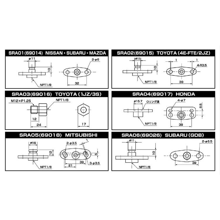 SARD 個人宅発送可能 サード フューエル レギュレター アダプター SRA07 MITSUBISHI ランエボ X CZ4A 4B11 (69027) : VENUS-NEW-STYLE ...