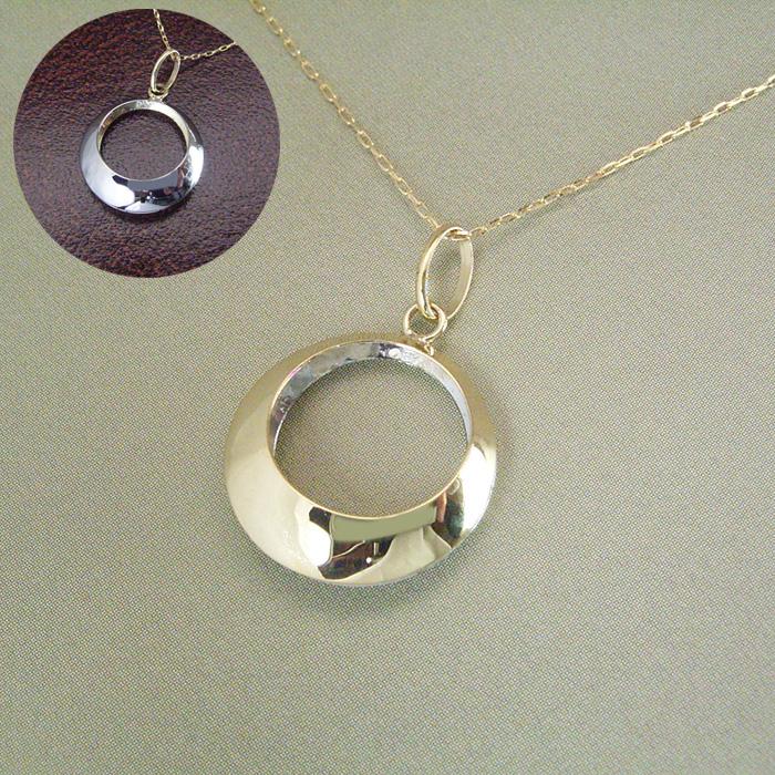 ネックレス リバーシブル 18金 プラチナ サークル K18 pt900 地金 2way アクセサリー 2営業日前後の発送予定 :ma-0437:ヴィーナス ジュエリー - 通販 ...
