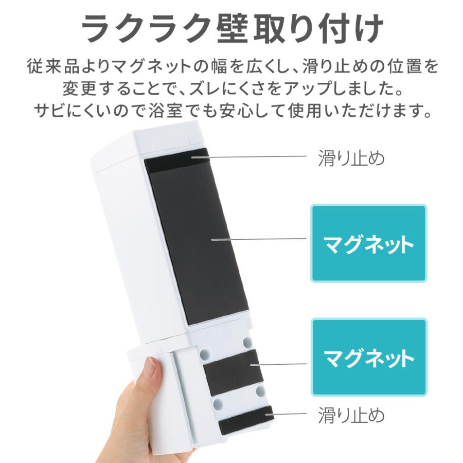 リッチェル ディスペンサー マグネット ソープディスペンサー 壁付け 泡 シャンプーボトル 壁掛け 磁石 ポンプ 詰め替えボトル Richell ホバー hover : Relieve ...