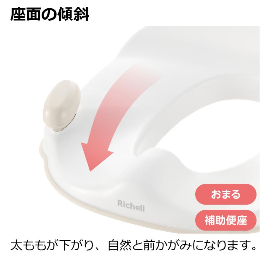 補助便座 子供 リッチェル オマル トイレ型 洋式 便座 踏み台 トイトレ ステップ おまる 男の子 女の子 飛び散り Richell 抗菌 トイサポ 男用 : r002388 ...