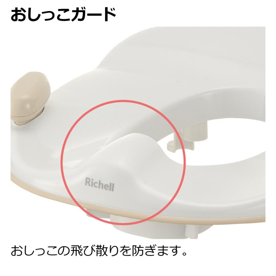 補助便座 子供 リッチェル 洋式 便座 トイトレ 男の子 女の子 飛び散り Richell 抗菌 トイサポ 男用 トイレトレーニング : r002389 : Relieve - 通販 ...