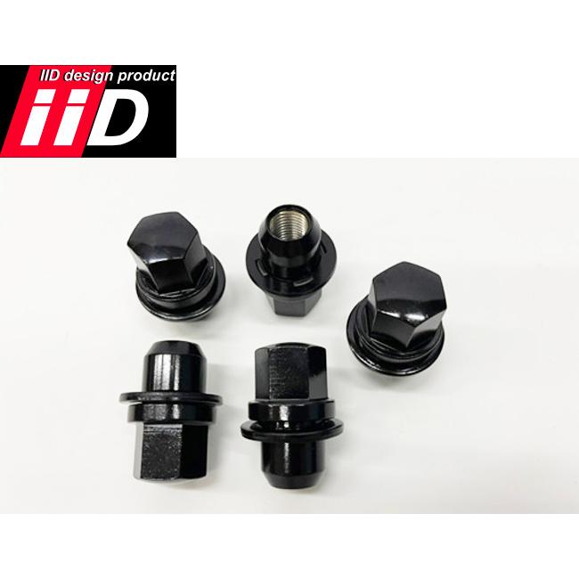iiD製 アドバンスナット 平座ナット Land Rover 10個 レンジローバー M14×P1.5 ブラック ランドローバー Black advanced ホイール IID ...
