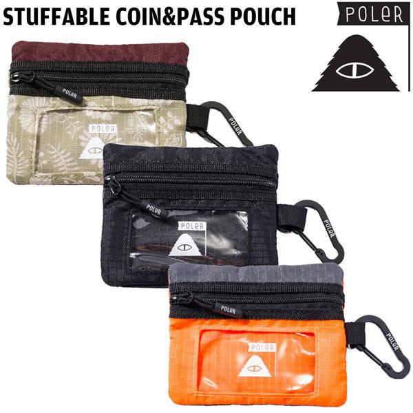 財布 パスケース ポーラー スタッファブルコイン＆パスポーチ POLER STUFFABLE COIN&PASS POUCH メール便 : 243mcv0141 : SURF&SNOW ...