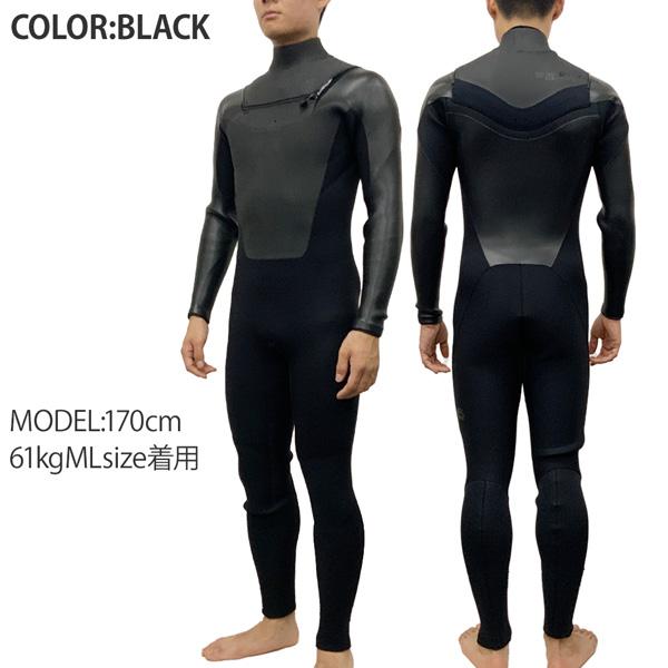 ウェットスーツ セミドライ 24-25 BEWET ビーウェットKING LTD 5/3mm J-FLAP XW 仕様 高機能起毛素材 WARM DRY x エアーパイル チェストジップ ...
