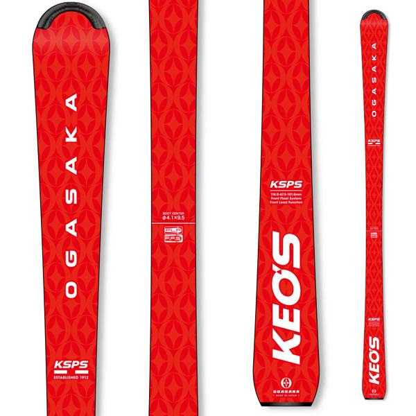 スキー 板 23-24 OGASAKA オガサカスキー KEOD’S KS-PS/RD+PRD12GWチロリアBIN付き ケオッズピーエス ...