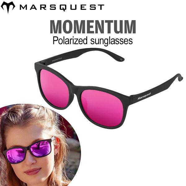 MARSQUEST マーズクエスト モーメンタム カーボンブラックxネオンローズ MOMENTUM Carbon Black x Neon Rose 眼鏡 サングラス : SURF&SNOW ...