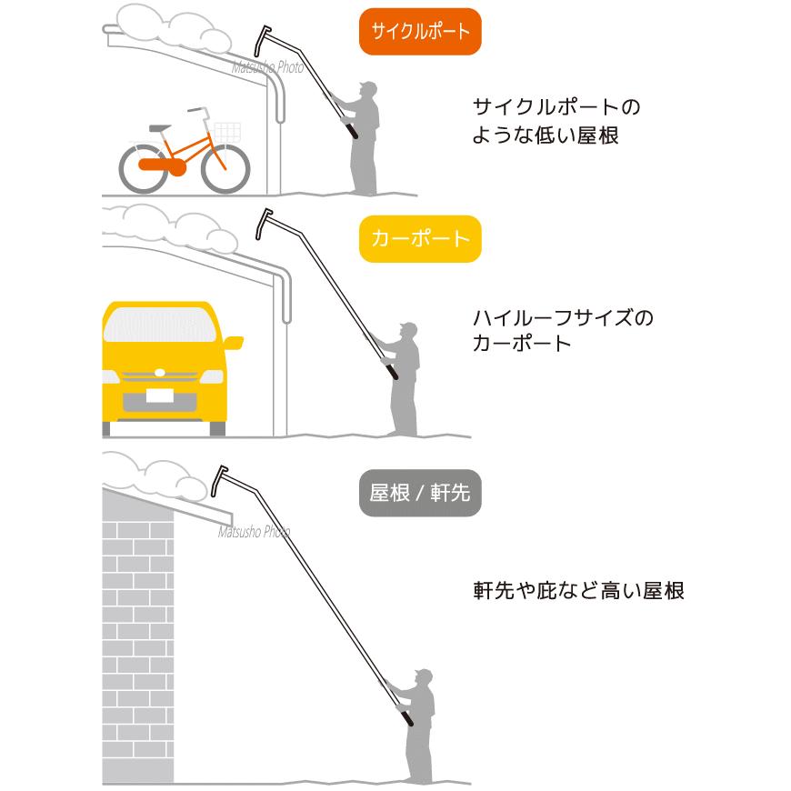 雪下ろし 棒 雪落とし 雪下ろし棒 VERSOS ベルソス 雪下ろし棒 VS-GS03 送料無料 : be-0913 : べりはやっ!ヤフー店 - 通販 - Yahoo!ショッピング