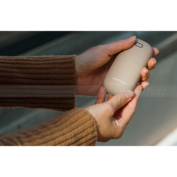 充電式カイロ 使い捨てないカイロ 電気カイロ プラスモア plusmore PBAEA001-WH ホワイト 送料無料 : べりはやっ!ヤフー店 - 通販 - Yahoo!ショッピング