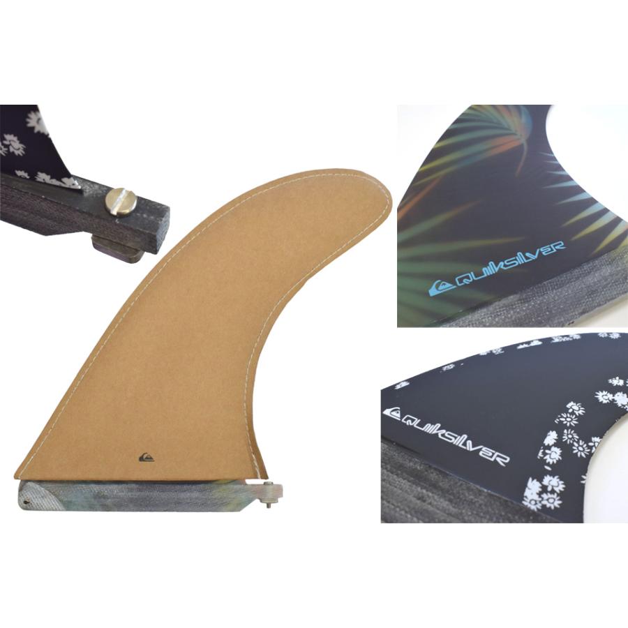 QUIKSILVER QS SINGLE FIN 9.5 ボックスフィン ロングボード クイックシルバー サーフィン サーフボード フィン ...
