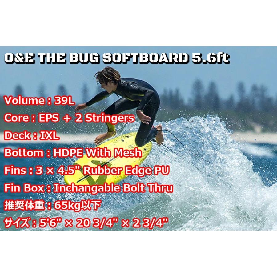 OCEAN＆EARTH OCEAN&EARTH オーシャンアンドアース BUG SOFTBOARD 5'6 56" ソフトボード サーフボード ...