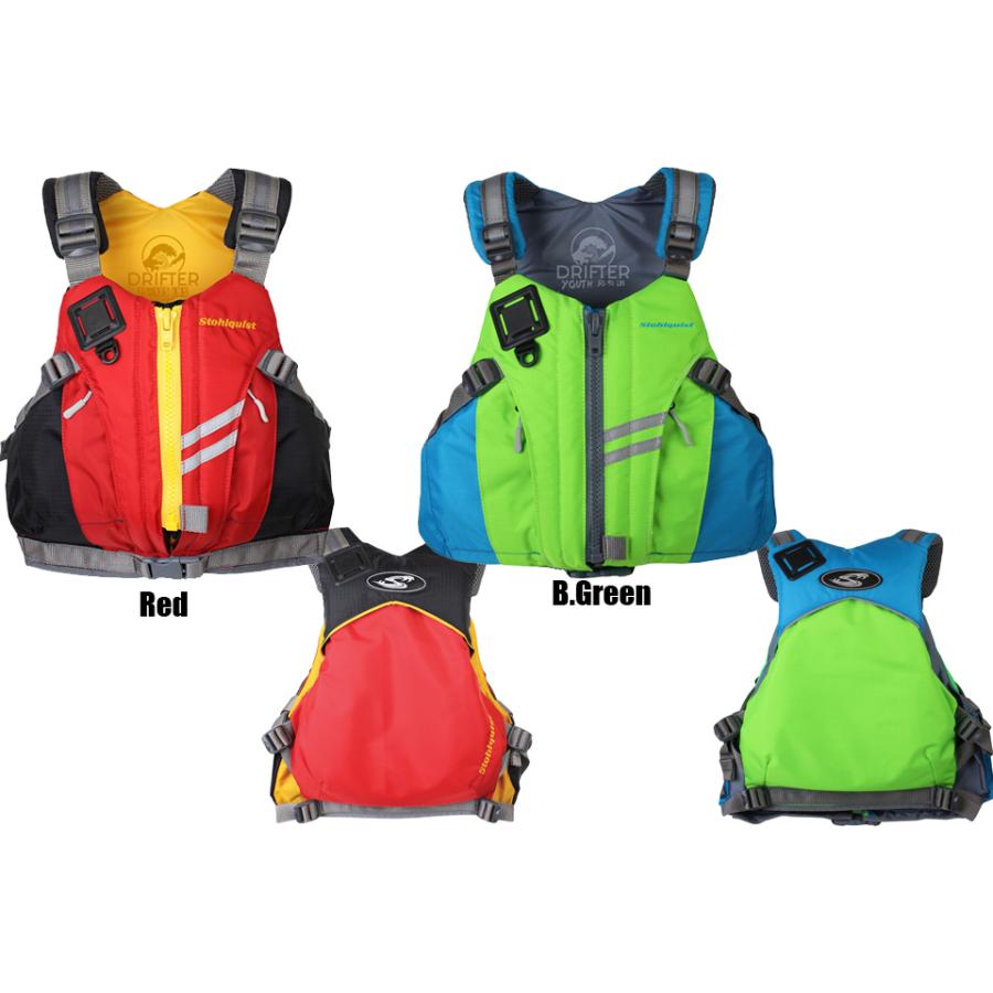 STOHLQUIST ストールクイスト DRIFTER YOUTH ライフジャケット PFD ドリフターユース カヤック カヌー ベスト ...